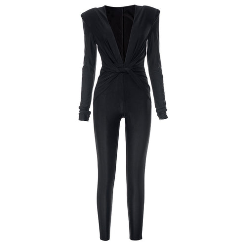 Stylish Long Sleeve High Lifting Jumpsuit – Outfit Lander
